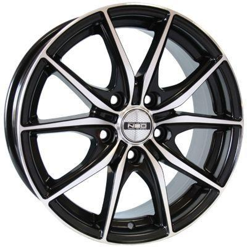Диск колесный Tech Line NEO 776 7,0x17 5x114,3 Dia60.1 ET45 цвет BD (черный с проточкой)