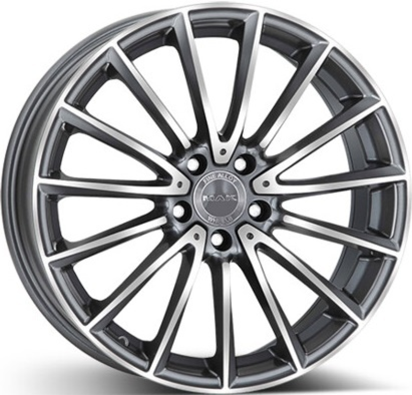 Диск колесный MAK Komet 8,0x18 5x112 Dia66.6 ET48 цвет Gun Met-Mirror Face