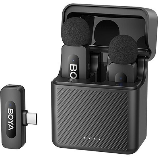 Беспроводной микрофон Boya BY-V30 двухканальный USB-C