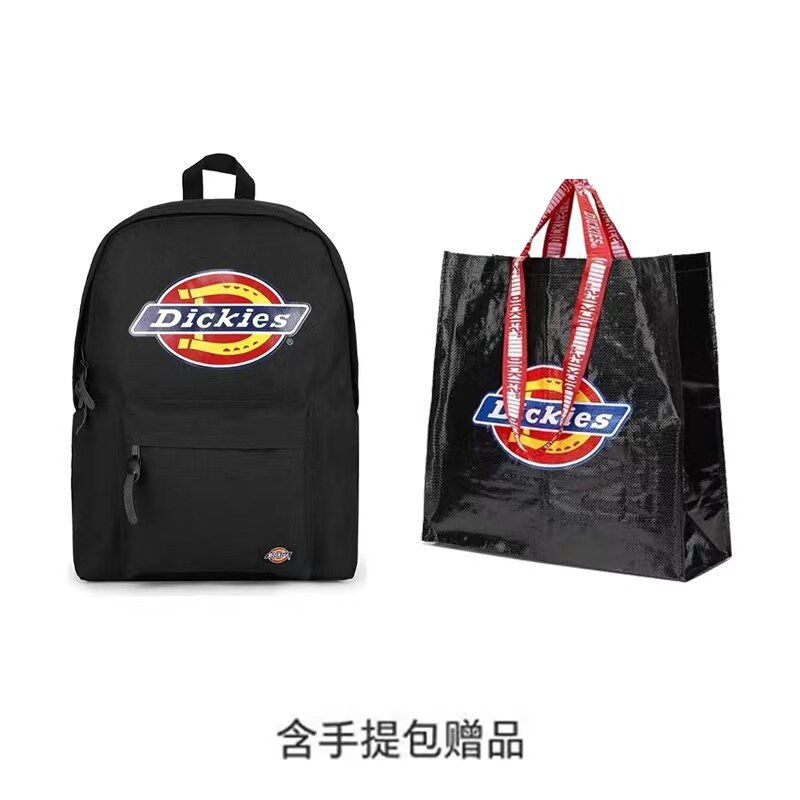 Рюкзак унисекс Dickies Regular из полиэстера черный, shopping bag (regular+shopping bag)
