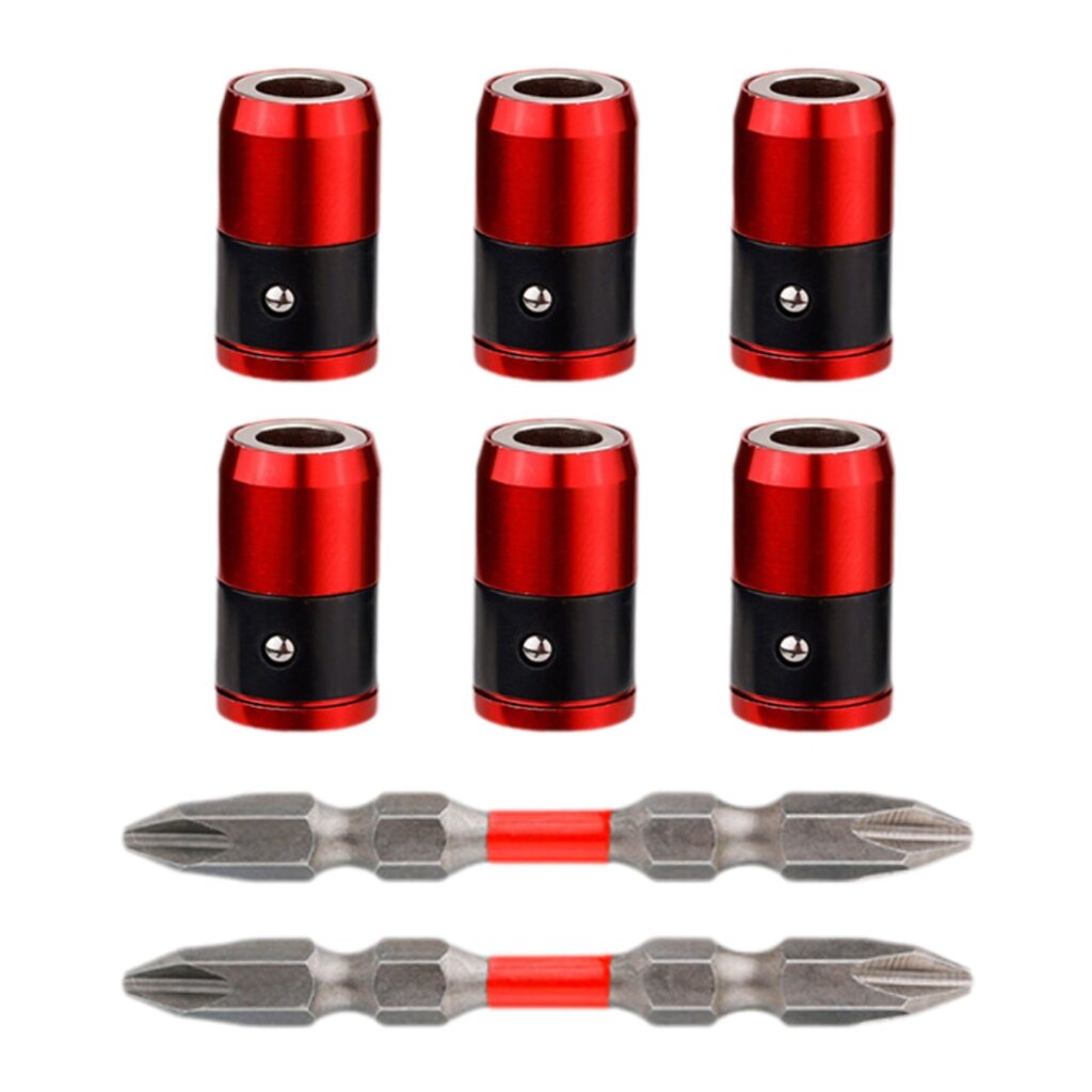 Набор магнитных кольцевых долот из 8 частей