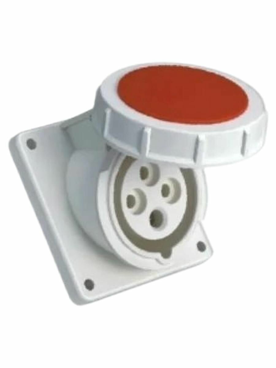EKF Розетка стационарная внутренняя 4342 3Р+РЕ 63А 380В IP67 (арт. ps-4342-63-380)