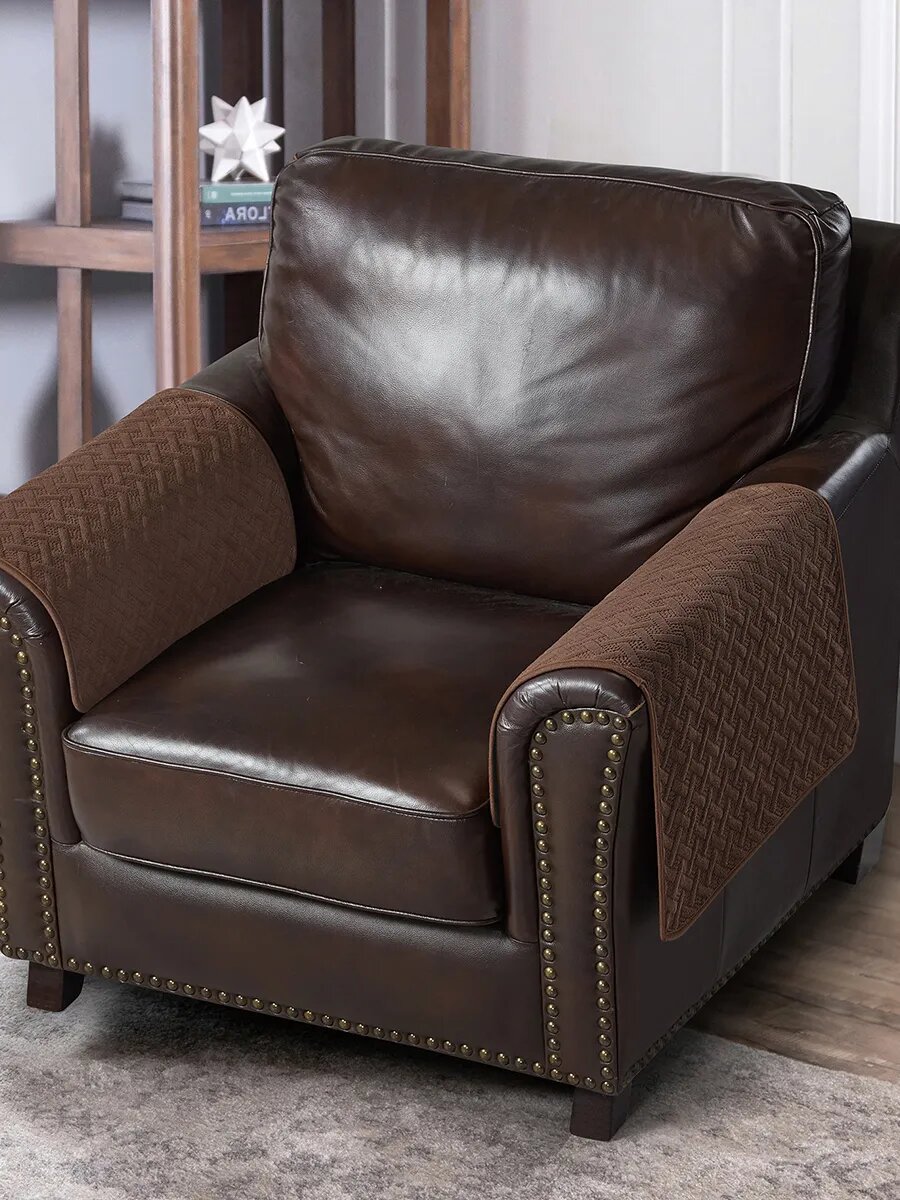Накидка на подлокотник дивана 70х70 1 шт, дивандек Sofa