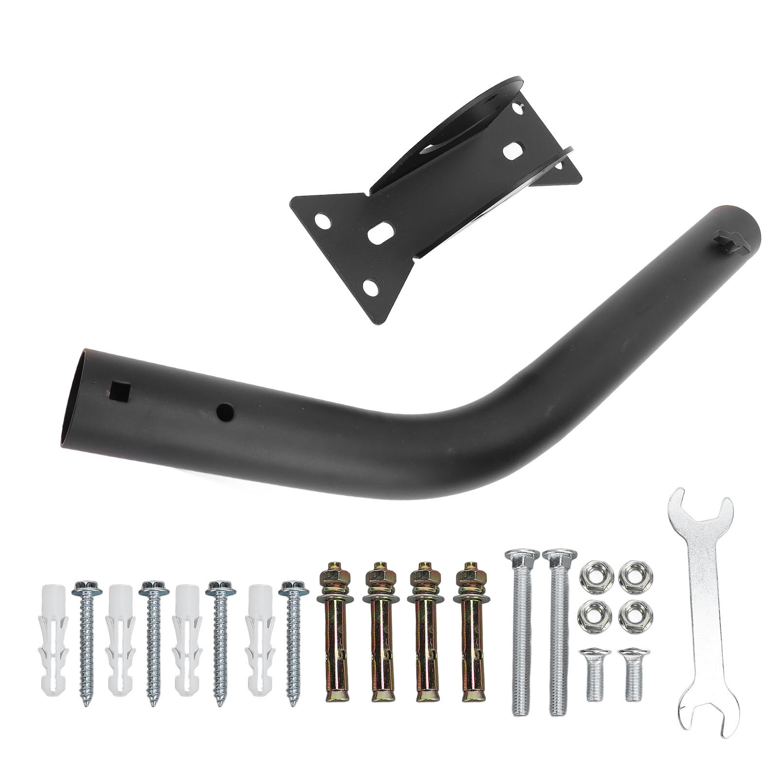 Регулируемый кронштейн для антенны из нержавеющей стали (изогнутый карниз крыши)