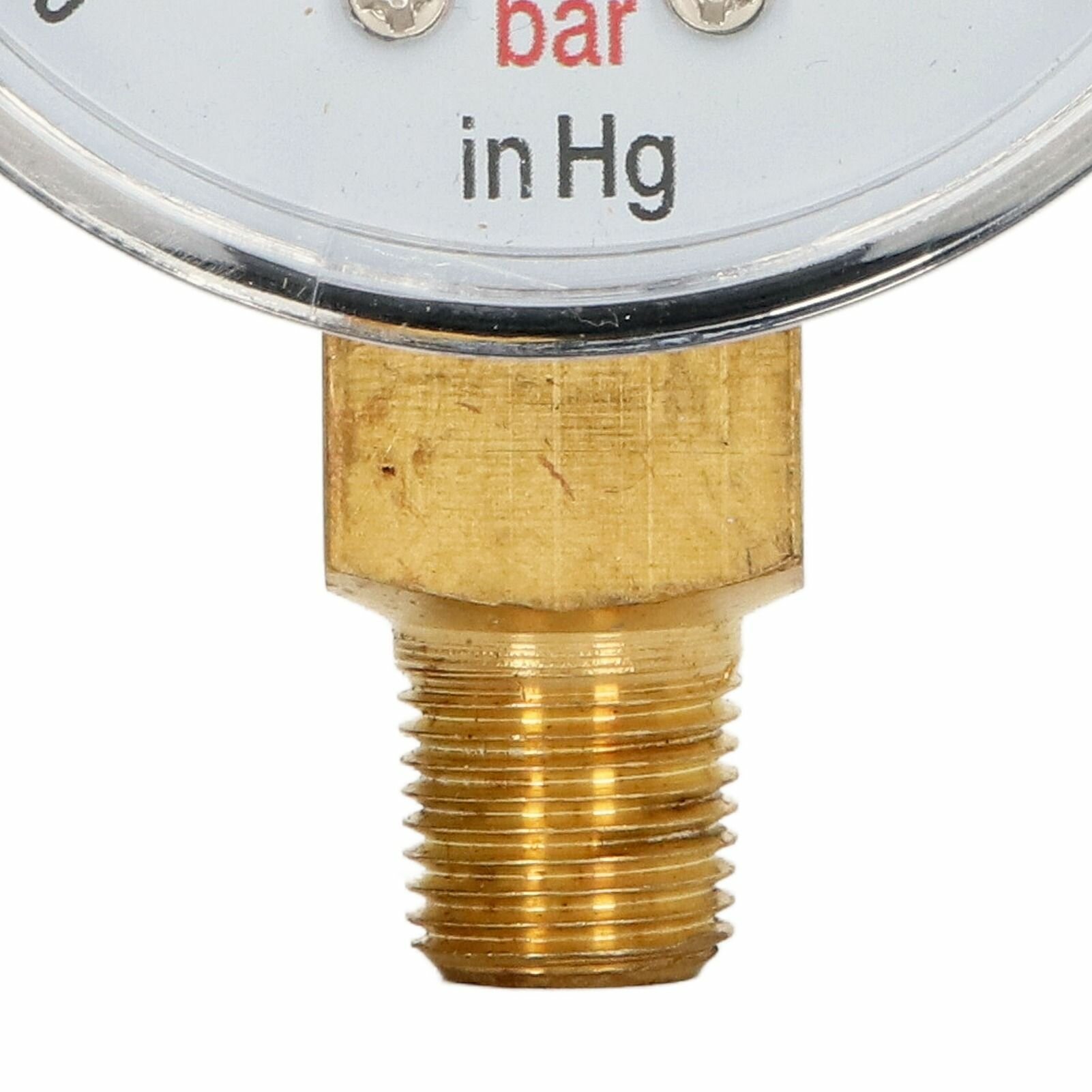 Манометр 1/8 дюйма BSPT, латунный интерфейс, хорошая герметичность, вакуумный манометр для воды, масла