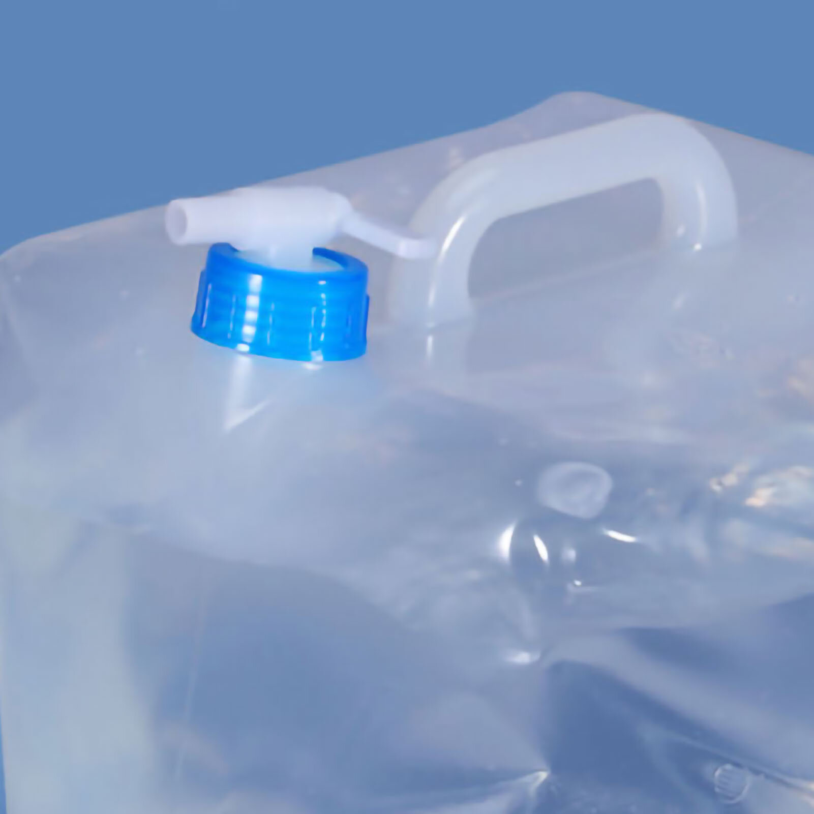 Складной контейнер для воды большой емкости с герметичной крышкой из-под крана Складной мягкий резервуар для воды для улицы 15 л 240x240x250 мм / 9,4x9,4x9,8 дюйма