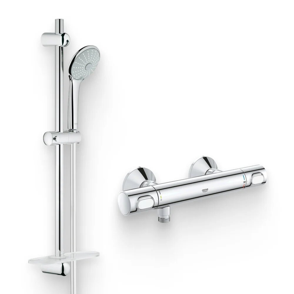 Душевой комплект Термостат Grohe Grohtherm 34793000 / Гарнитур Euphoria 27266001