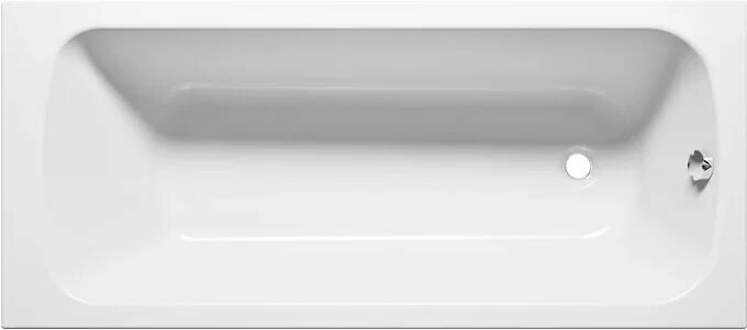 Акриловая ванна Riho Milano 150x70, на ножках, пристенная, белая, глянцевая, прямоугольная