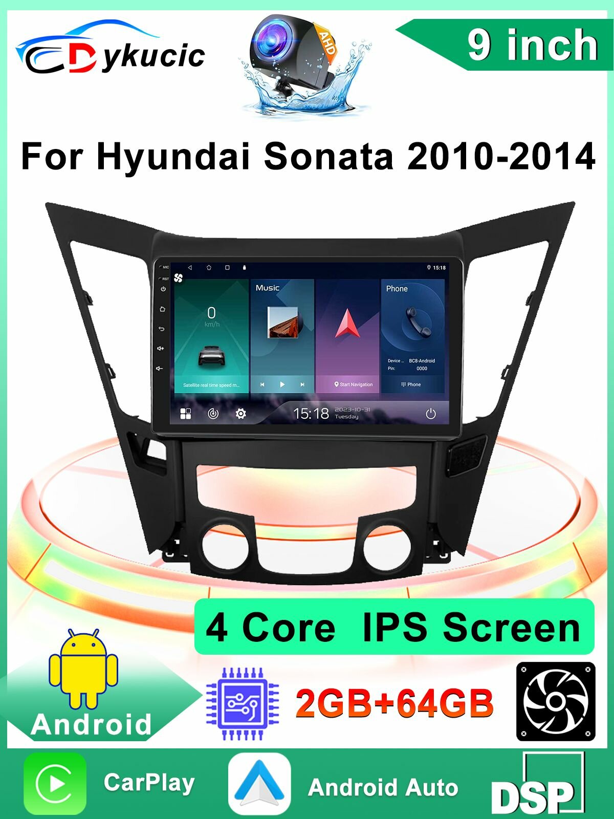 Магнитола для Hyundai Sonata 2010-2014