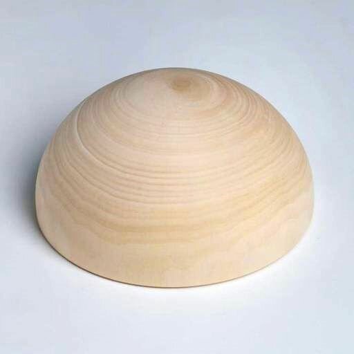 Половина шара 9 см (полусфера) 4 штуки в комплекте заготовка деревянная для росписи