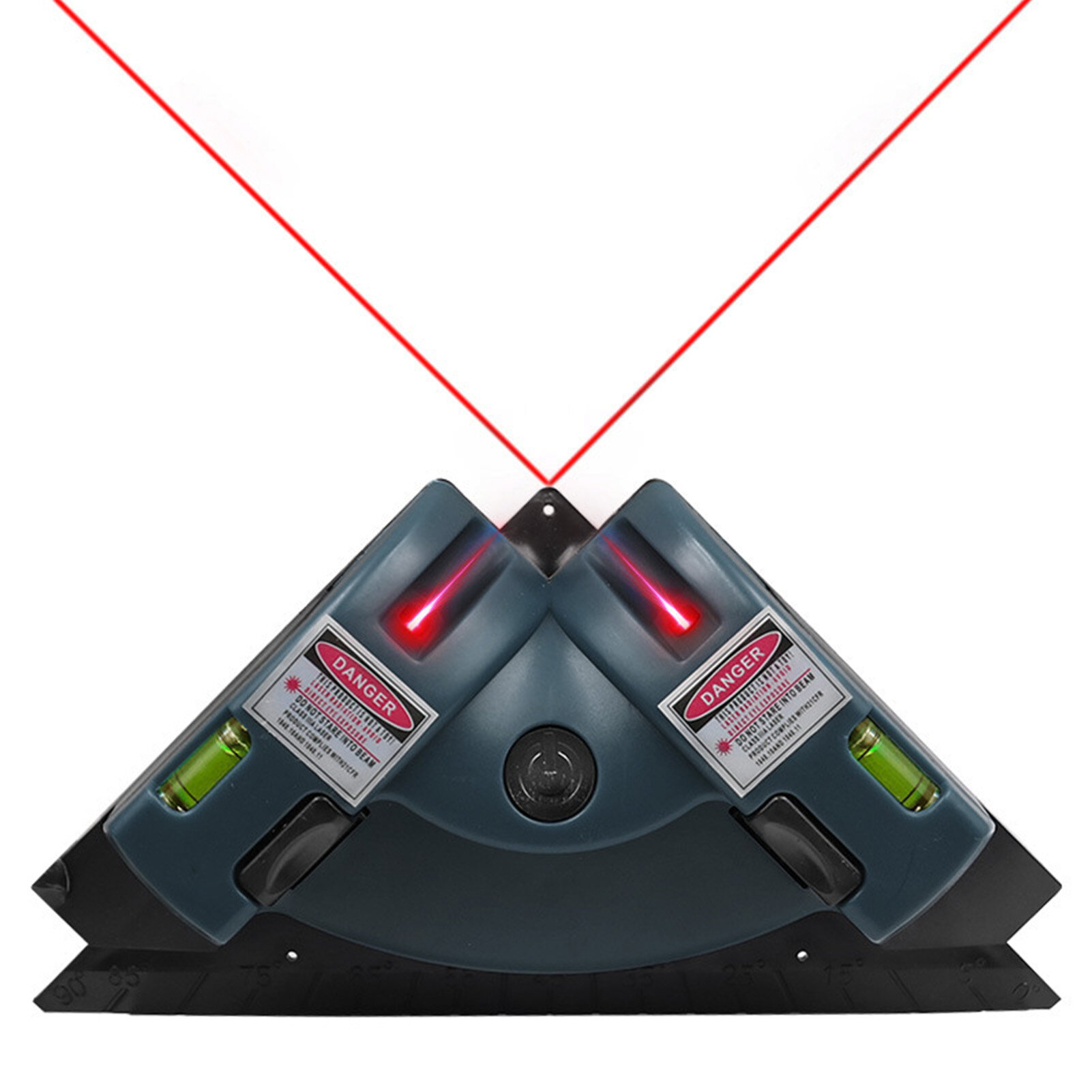 Прямоугольная лазерная проекция уровня интегрированного пластикового корпуса Инфракрасный горизонтальный вертикальная лазерная линия для плитки синего цвета