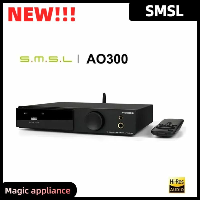 SMSL AO300 DAC Power AMP Усилитель для наушников MA5332MS CS43131 Аудио высокого разрешения с Bluetooth