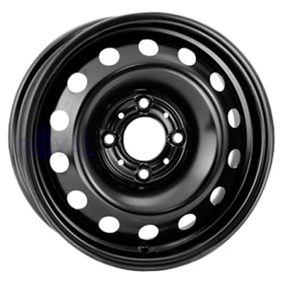 Штампованный колесный диск Magnetto 16000 AM 7x16/4x108 ET32 D65 Black Peugeot 408