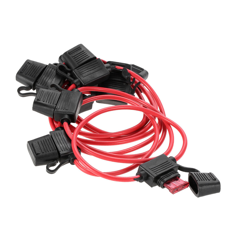 10шт DC 12V 40A Стандартное Лезвие Встроенного Держателя Предохранителя Брызгозащищенный для Автомобиля Велосипед