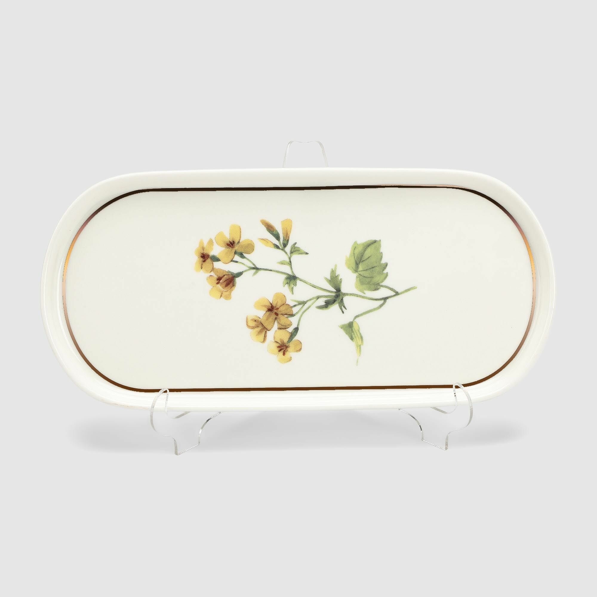 Блюдо сервировочное 1 шт. French garden овальное 21,3 см