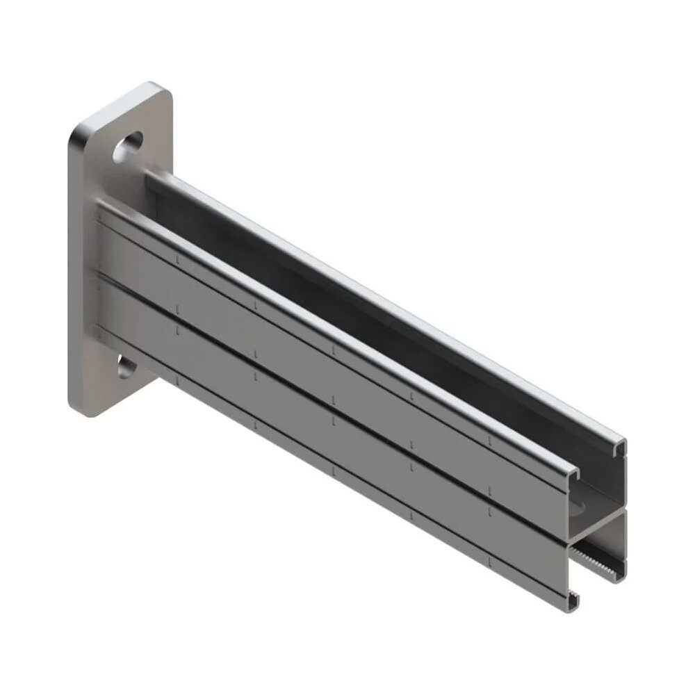 ООО "стальные системы" STRUT консоль двойная 41x41 (2,5мм) L=200мм гор. цинк SR3520-28