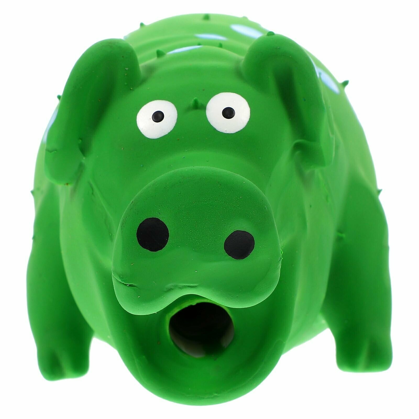 Яркая красная игрушка свинка для стимуляции игры у собак размером 17,50 9,40 8,00см