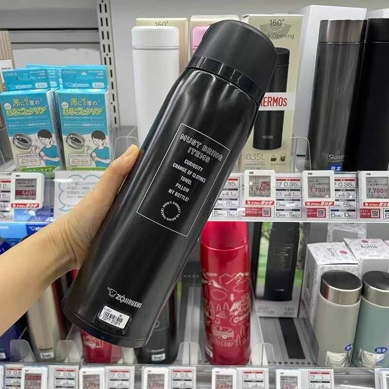 Термос Вакуумный с кнопкой-клапаном ZOJIRUSHI SJ-JS 10 BA, 1л черный