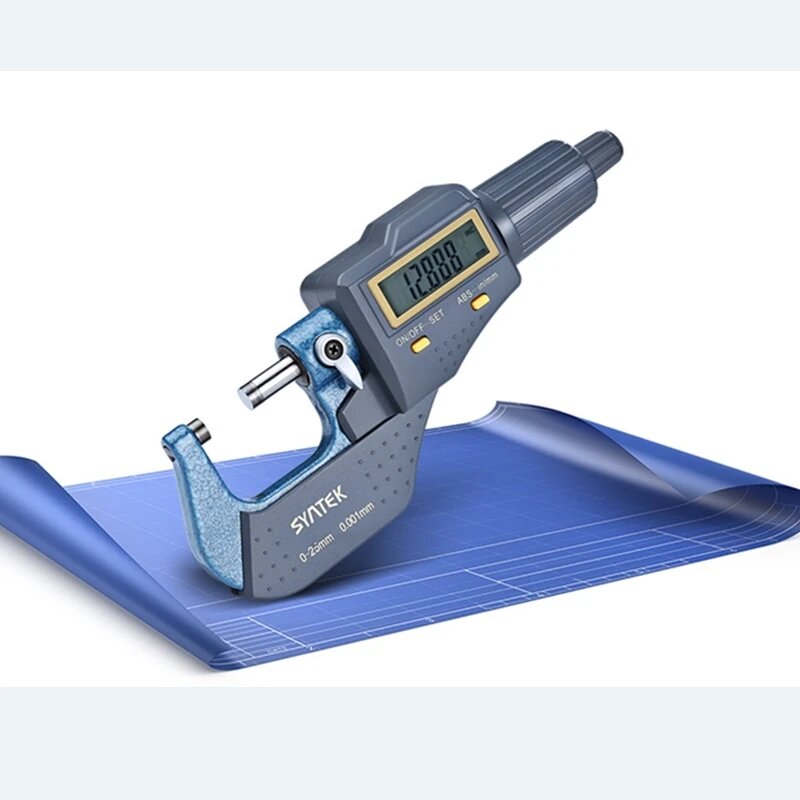 0-25 мм микрон цифровой внешний микрометр электронный микрометр измеритель толщины 0,001 мм инструменты с коробкой