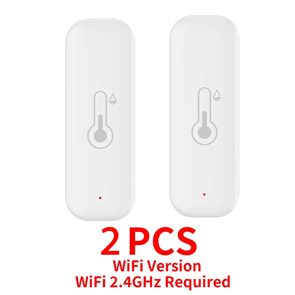 Датчик температуры и влажности WiFi 2.4GHz, 2 шт.
