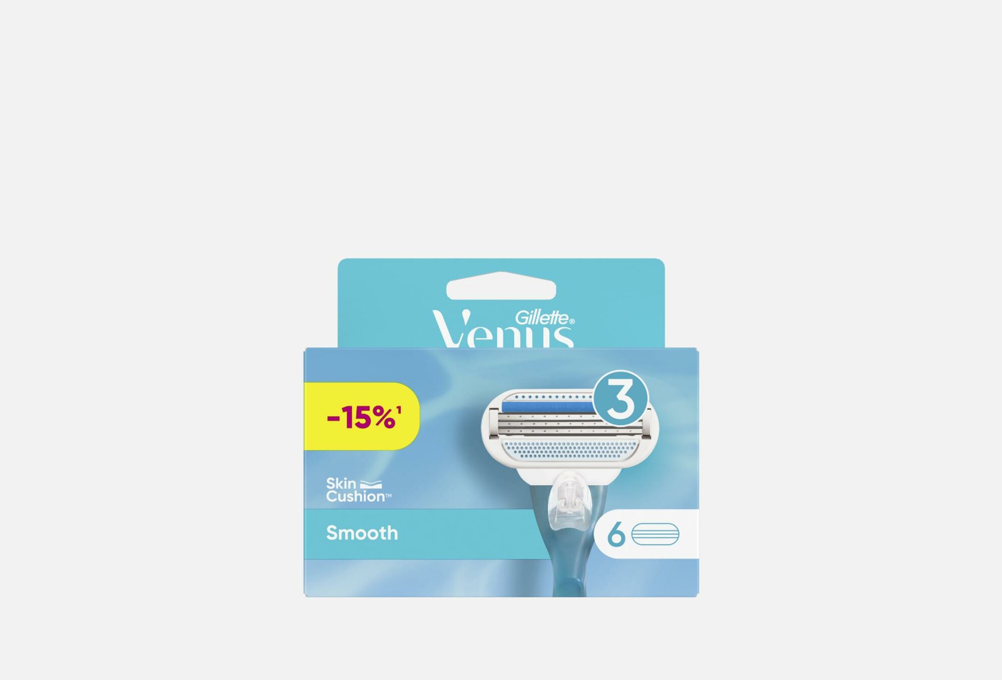 Сменные кассеты для бритвы 6 шт GILLETTE Venus Smooth