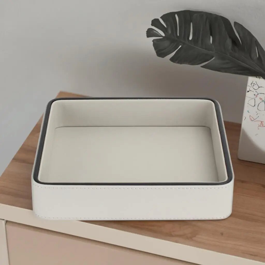 Кожаный органайзер для мелочей grey3