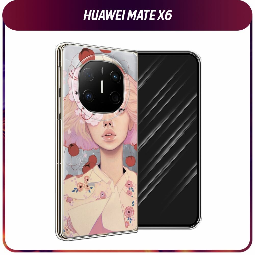 Чехол на Huawei Mate X6 / Хуавей Мате X6 с принтом цветочная анархия