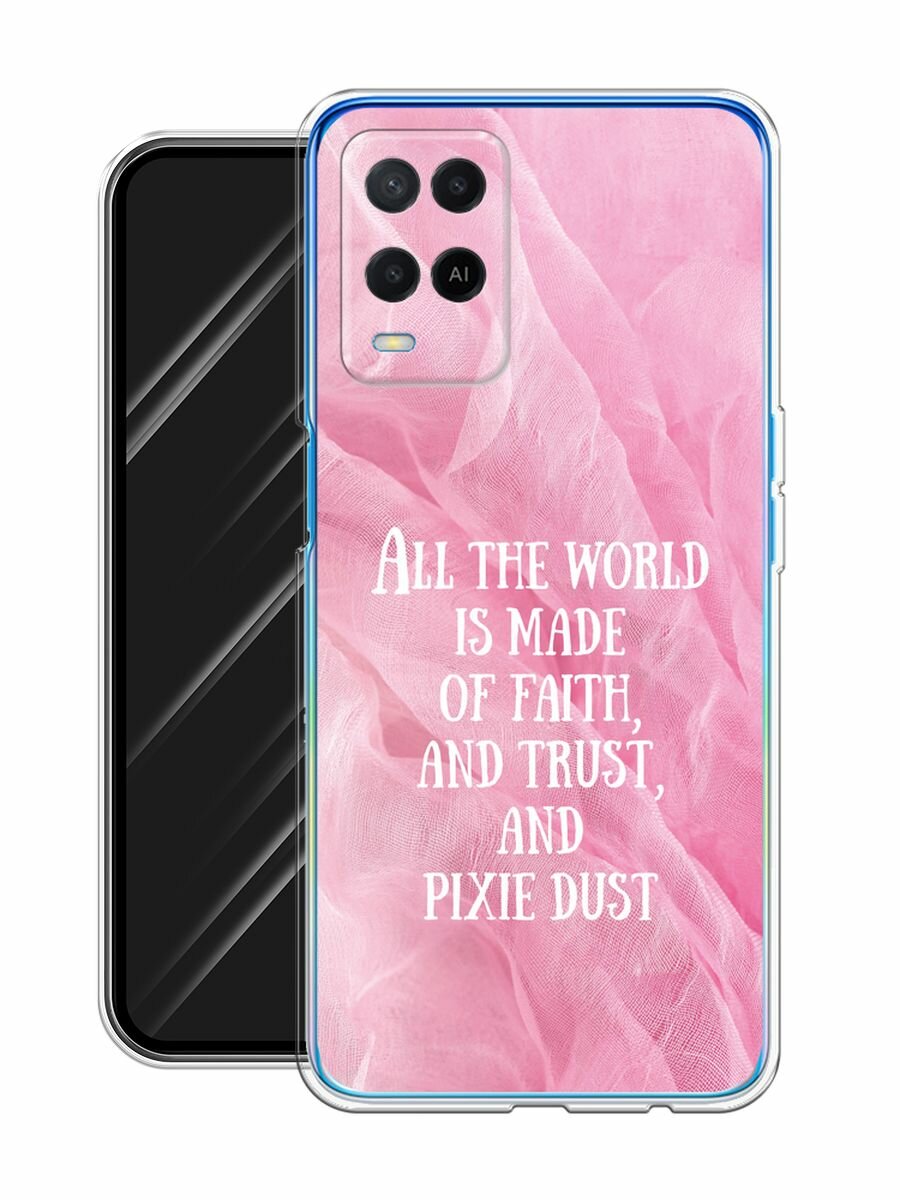 Чехол на Oppo A54 / Оппо A54 с принтом "Pixie dust - 8 марта" — фото 1