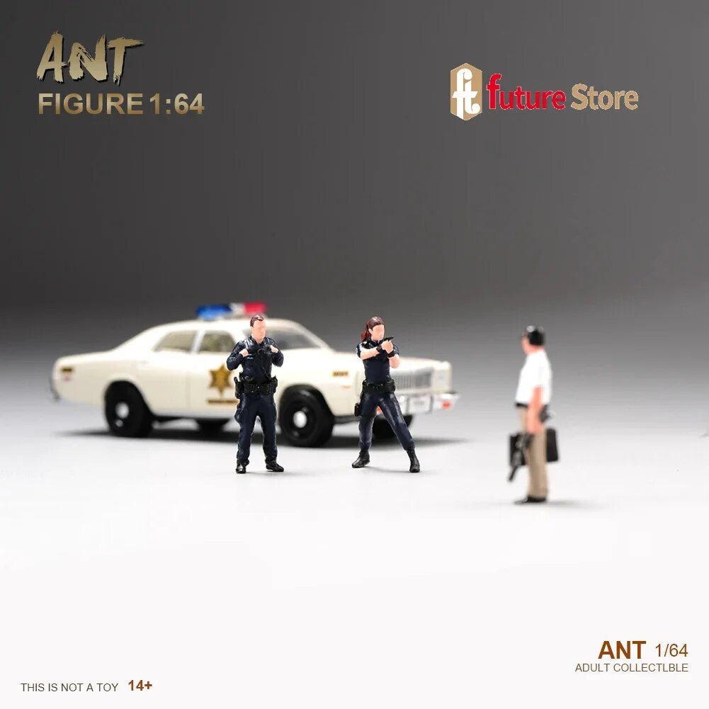 Полицейская фигурка Mak 1/64-1/87 из смолы Painted set, 1 72