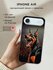 Чехол на Apple iPhone Air / Айфон Айр с принтом "Доберман с цепью"