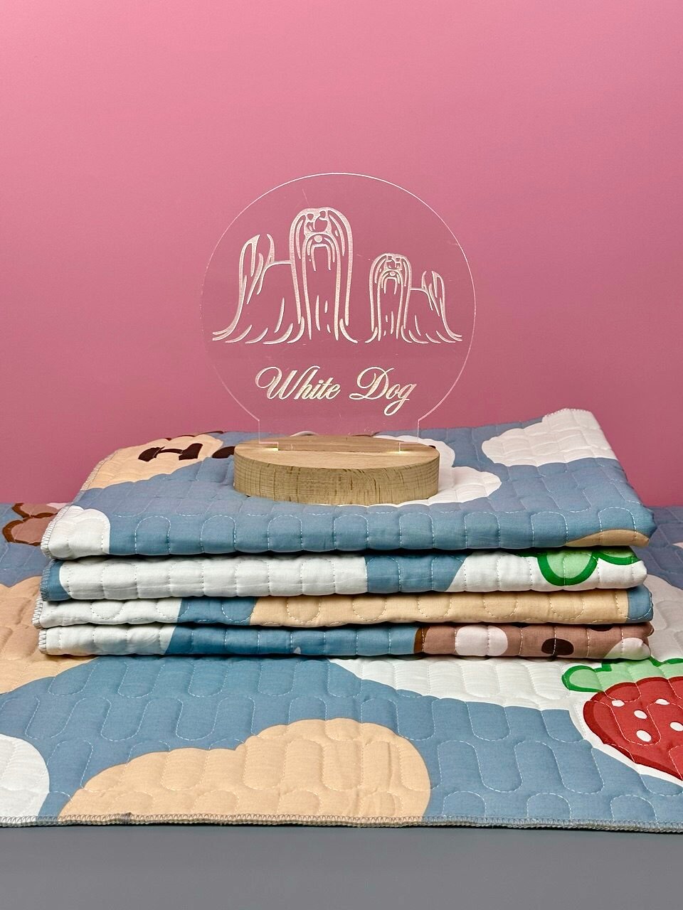 Пелёнка многоразовая для животных "Вайтдог", пятислойная, непромокаемая, 50x70см