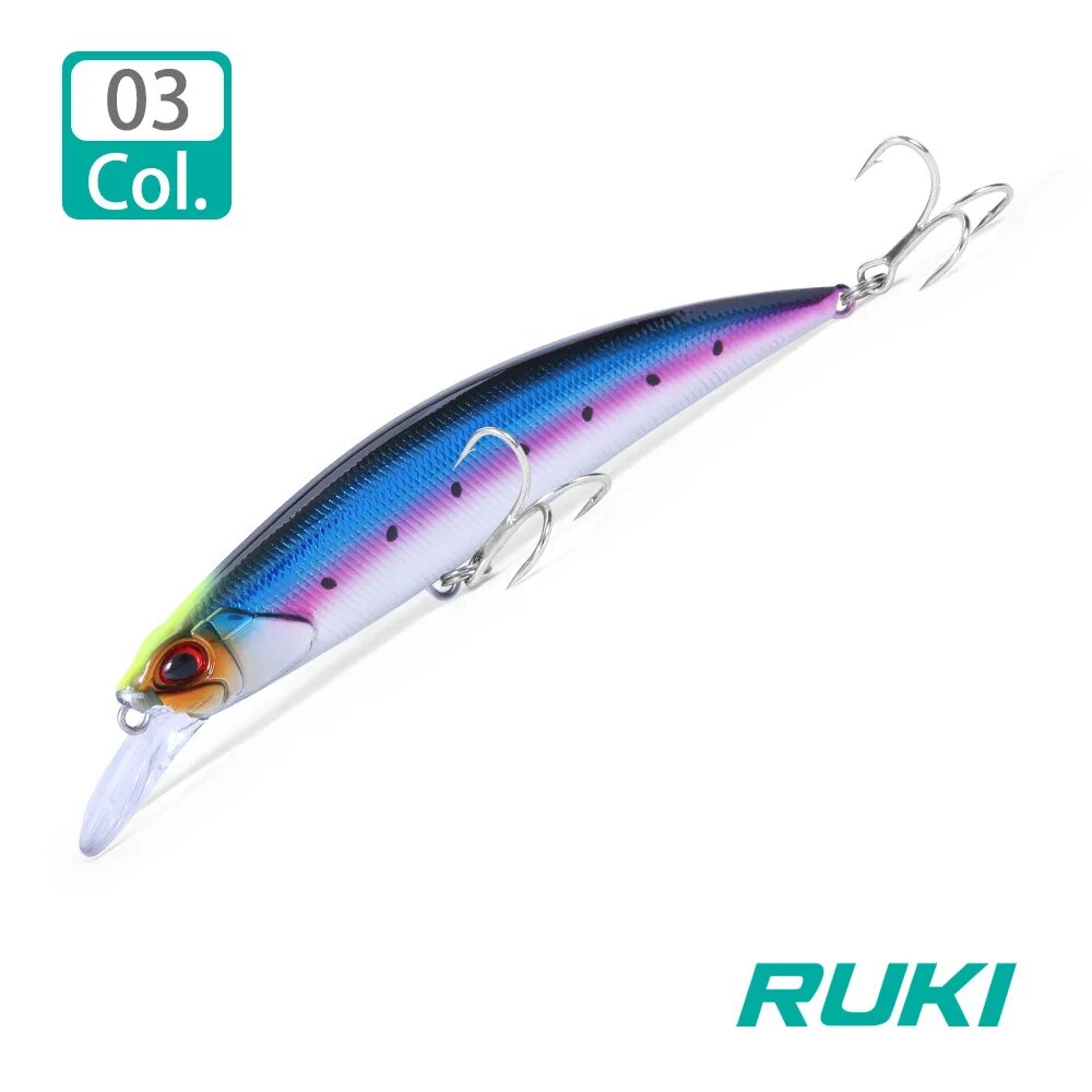 WEIHAI FSTK Casting Minow Тонущая приманка 17g95mm, Col03