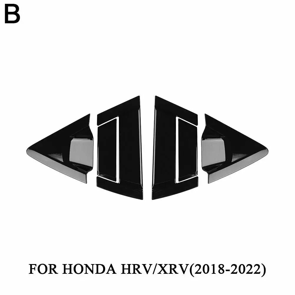 Honda Vezel HR-V E: HEV 2021-2022 Хромированные Аксессуары Для Стайлинга Черная Защелка Bright black