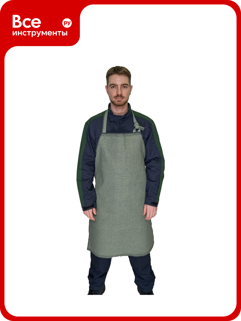 Брезентовый фартук КСМ РФБ-03, 90х65, 65 см, защищенная