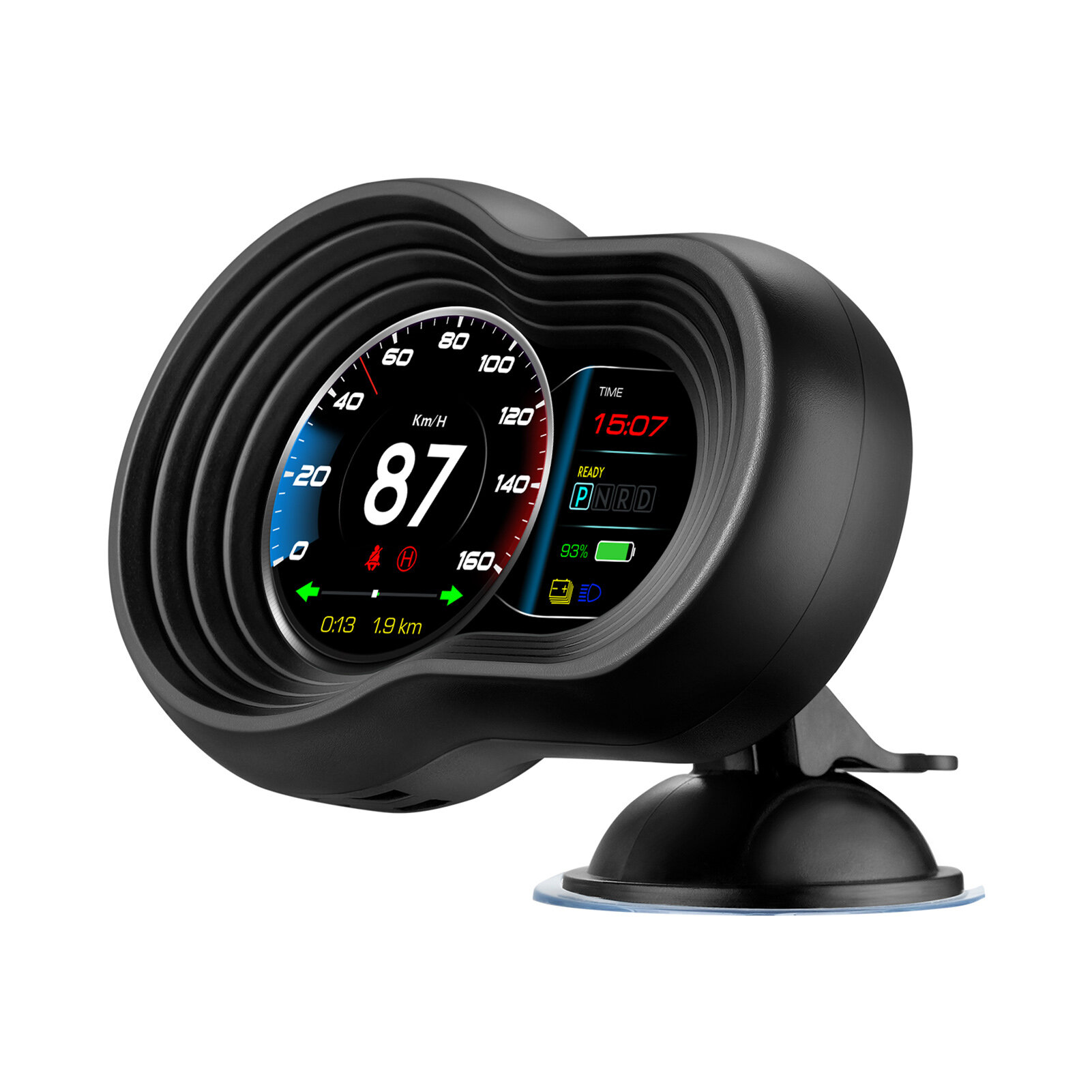 HD LCD Heads Up Display Multi-Data Display Dashboard LCD Digital Smart Gauge Model T9 Черный ABS+PC TFT для Tesla Model 3 и Model Y