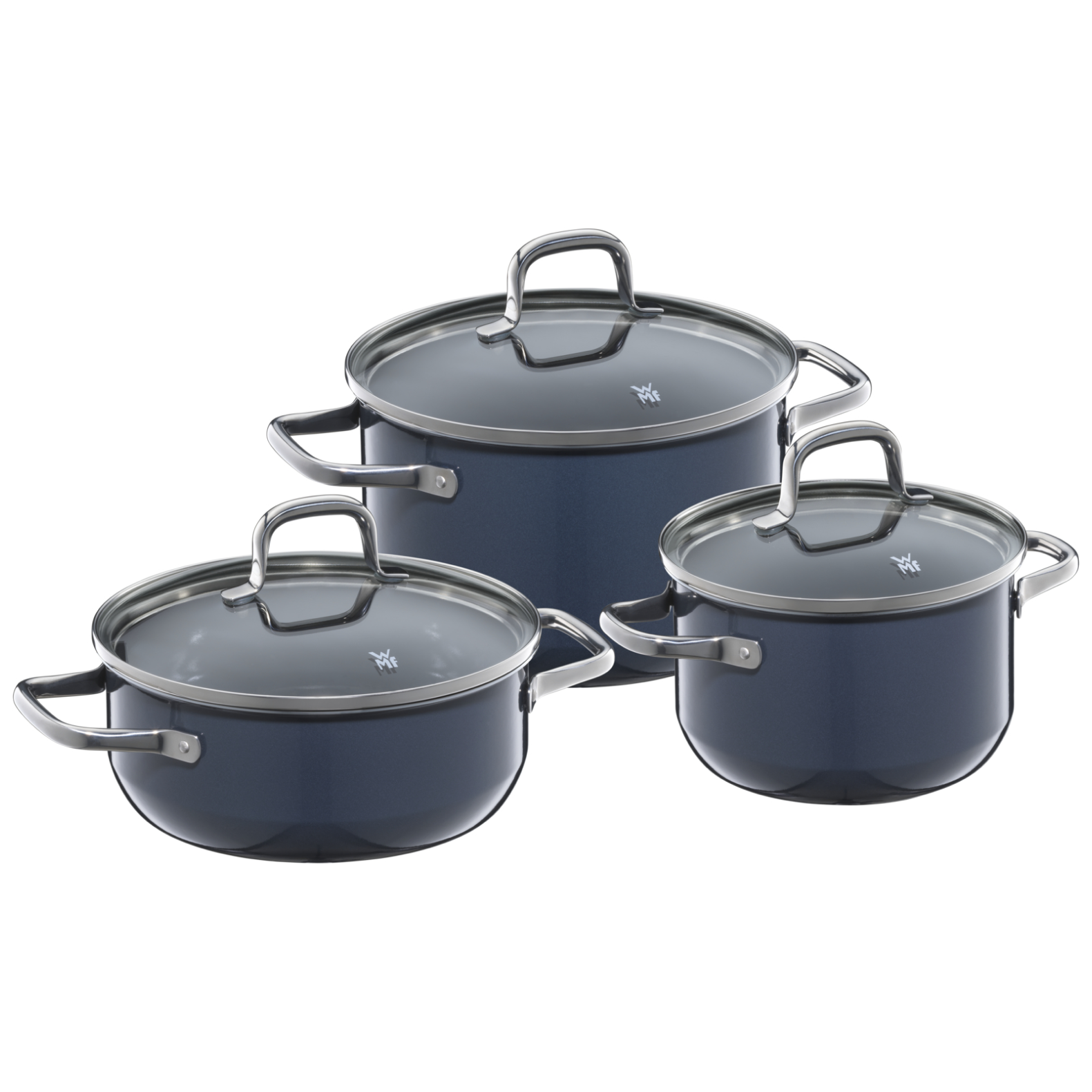 Набор кастрюль WMF Fusiontec Essential Blueberry, 3 предмета 517065290
