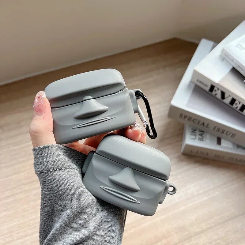 Чехол для наушников Dojony Zoudonwei силиконовый для HUAWEI FreeBuds FreeBuds Pro4, Statue