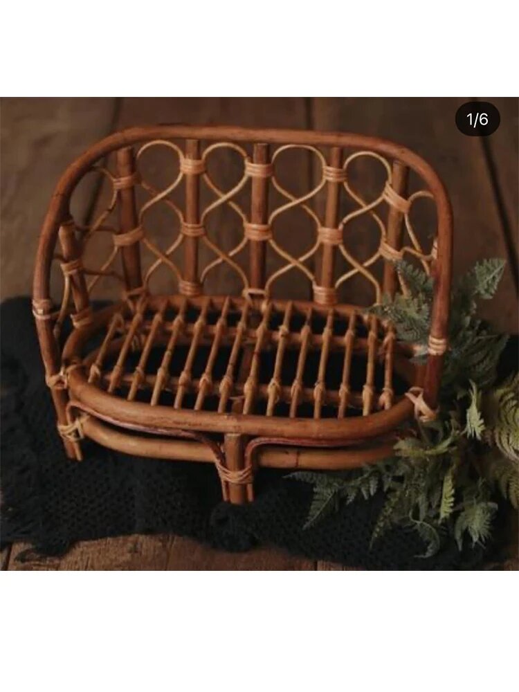 Ротанговая скамейка для фотосессий, цвет bench