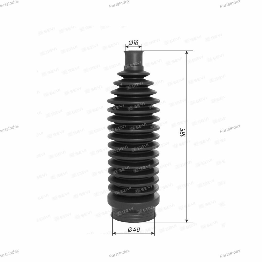 Чехол рулевой рейки для а/м CHEVROLET Cruze, OPEL Astra J, AUDI: S3(8L), TT(8N) HYUNDAI: Sonata V, VI, Azer, SEVI 61668357