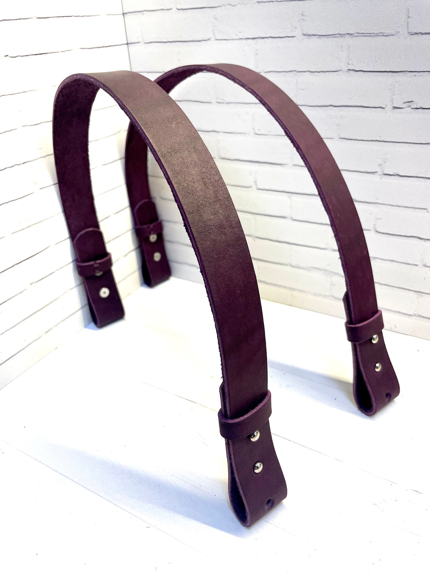 Ручки для сумки кожаные