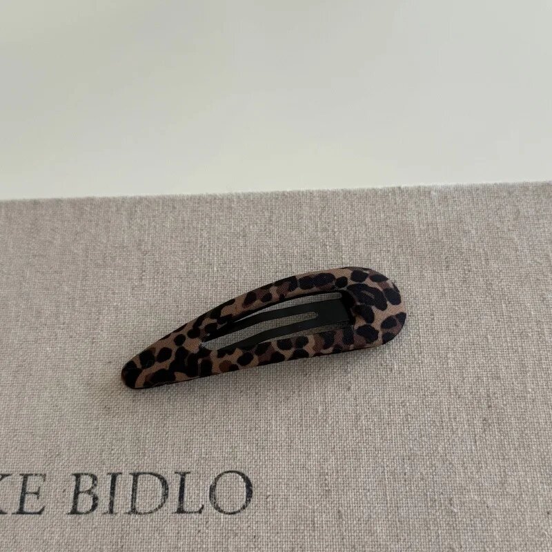 Леопардовые заколки для волос 04 Coffee Leopard Pa