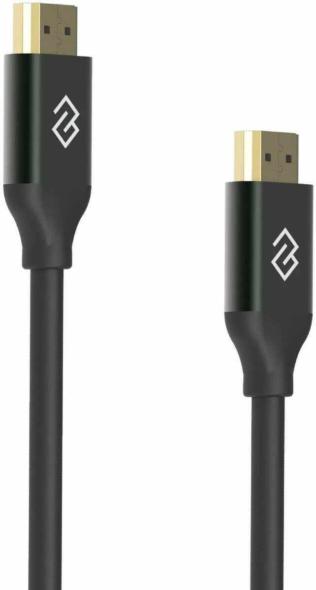 Кабель интерфейсный HDMI-HDMI Digma D-HDMI-V2.1-5M аудио-видео (m)/(m) 5м. феррит. кольца позолоч. конт. Черный
