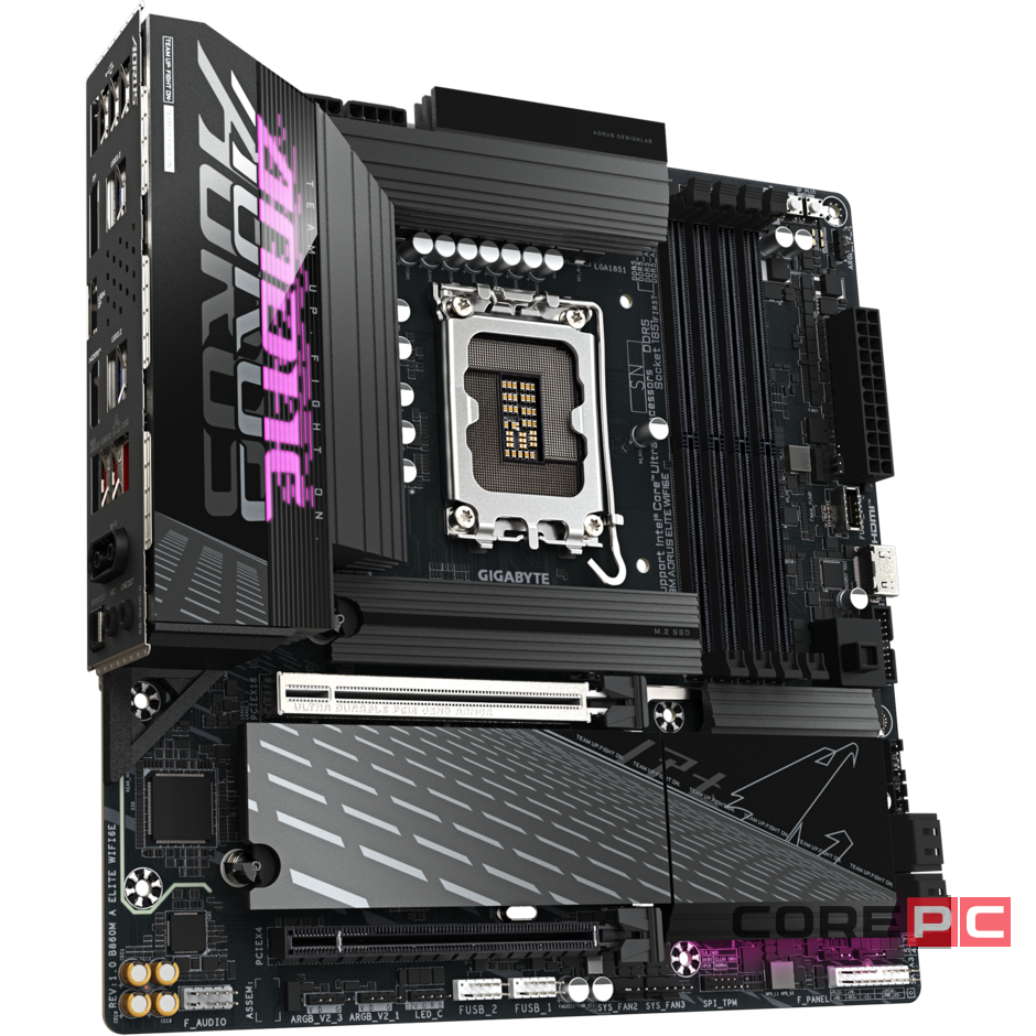 Материнская плата для персонального компьютера Gigabyte B860M AORUS ELITE WIFI6E