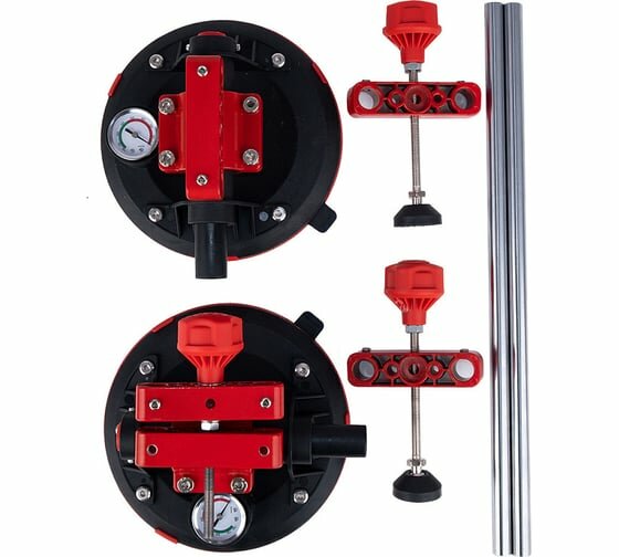 Система стягивания плит и выравнивания углов 2в1 "DIAM EX-2PA" (помповые присоски)