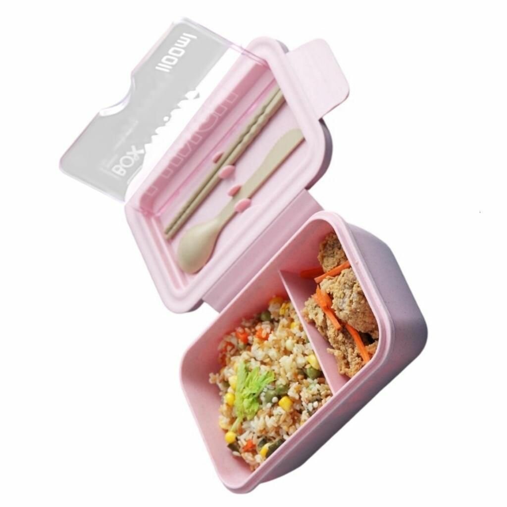 Гигиеническая система для еды с разделителем и держателем телефона, Скандинавский розовый