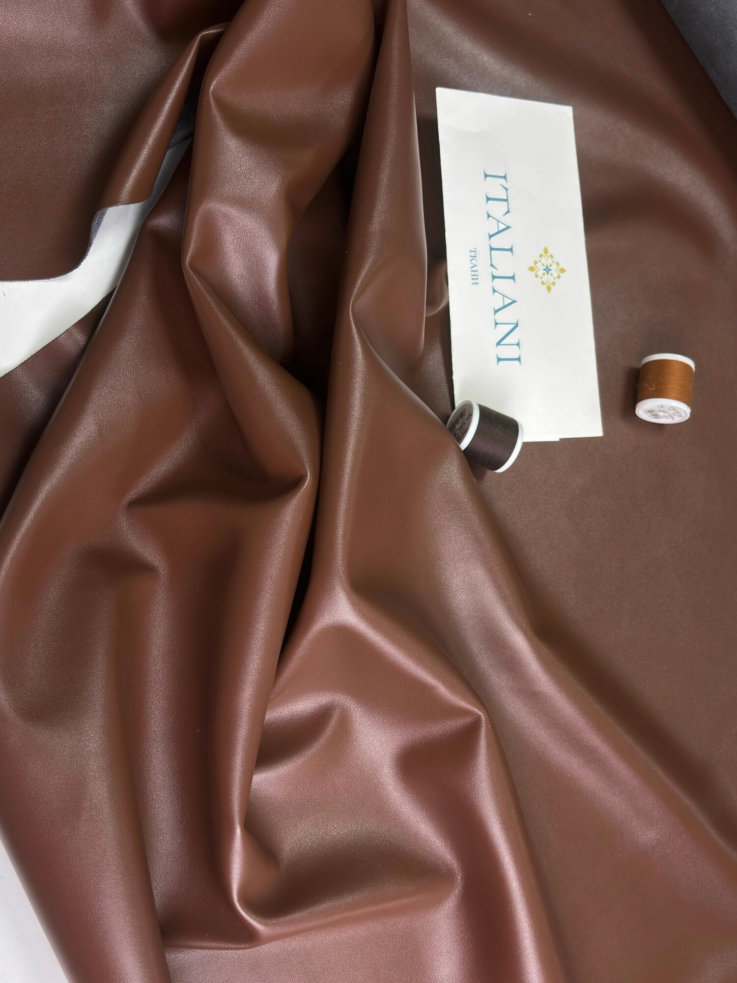 Экокожа на замшевой основе/полиуретан/полиамид/200 см*148 см/Италия