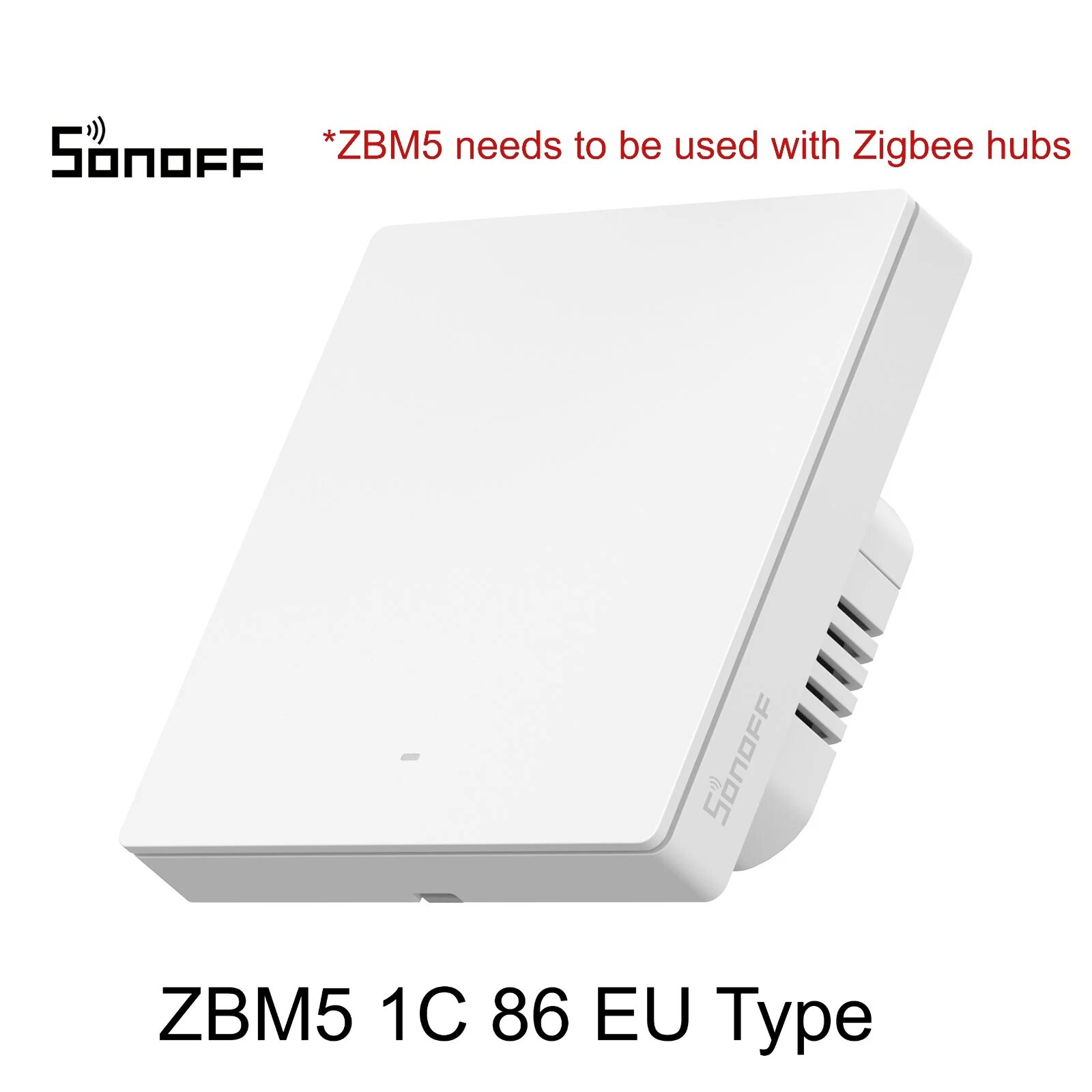 SONOFF ZBM5 Zigbee Умный выключатель 1/2/3 группы ZBM5 1C EU 86 Type