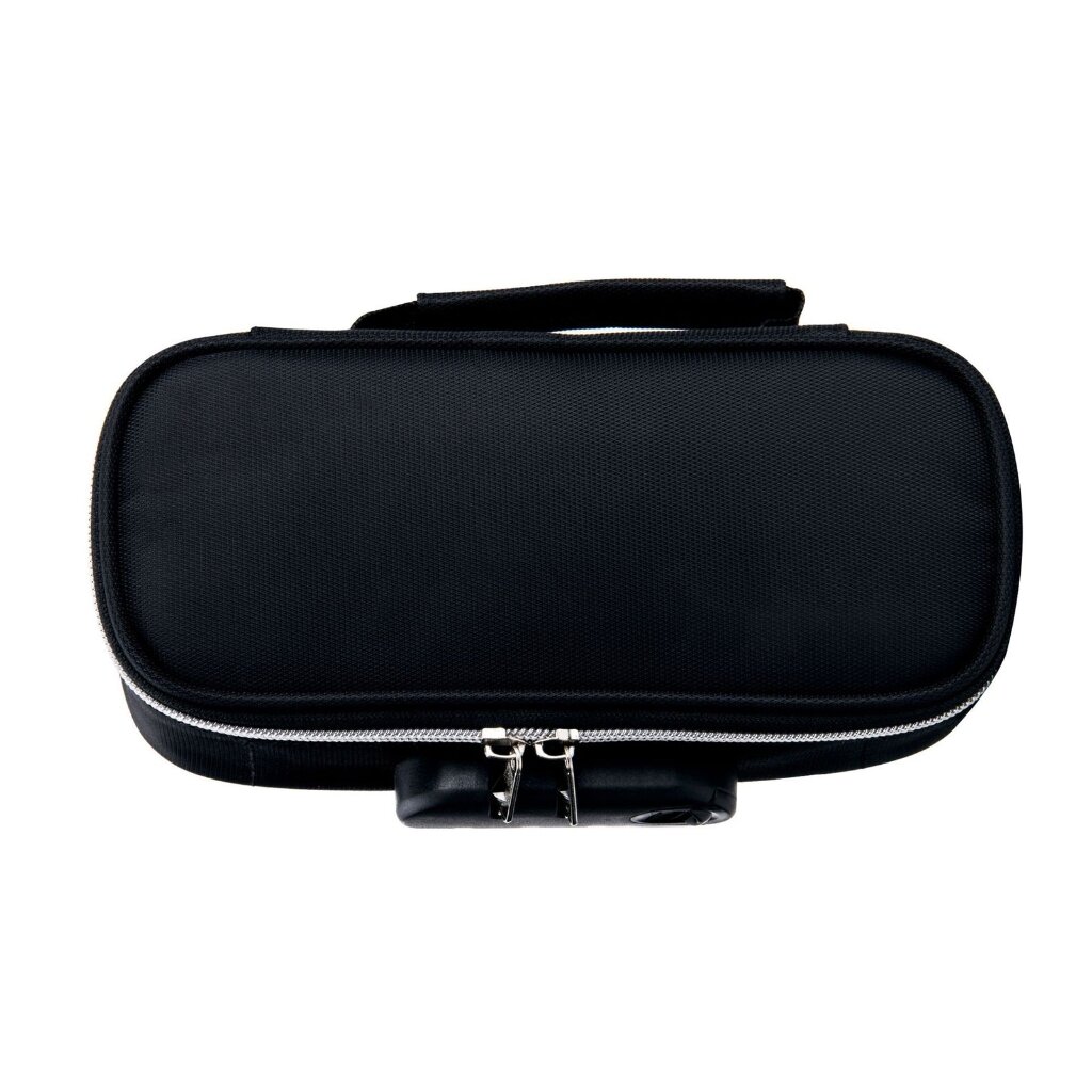 Пенал Большой емкости с Кодовым Замком, 4-секционный Холщовый Пенал, Сумка Для Ручек, Дорожная Косметичка 21,5x7x11 см