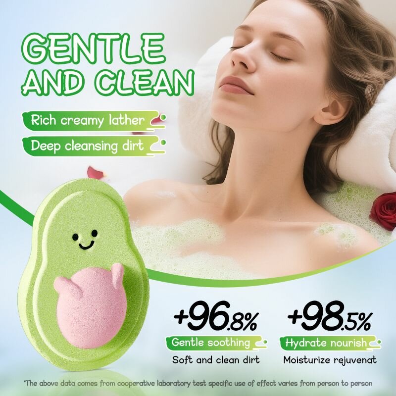 Очищающая бомбочка для ванны SADOER в форме ананаса, ароматная и плавающая