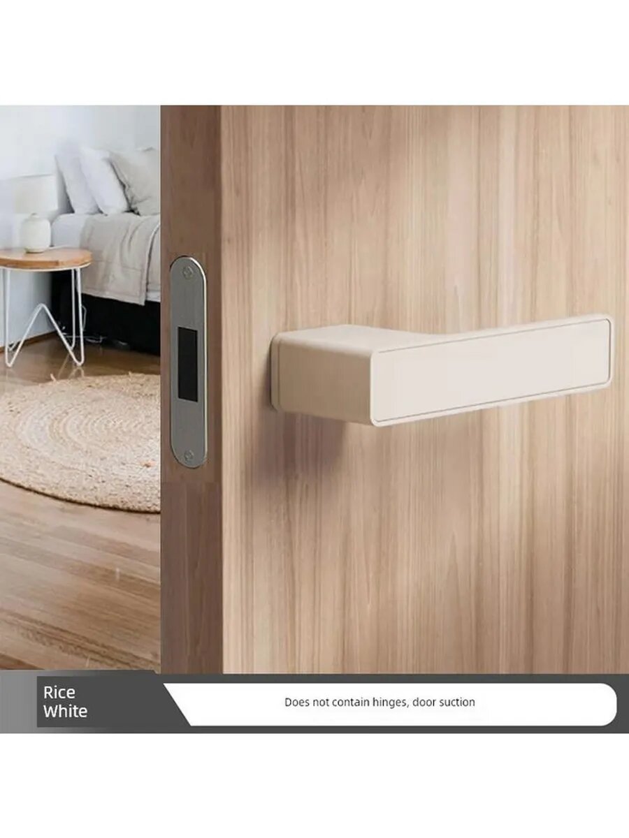 Замок Normcore-кремовый квадратный, 30-55мм, с ключом